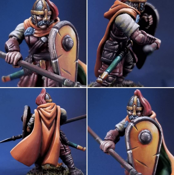 Lone Guard Commander with Character Card and Upgrade Card. - Exit 23 Games